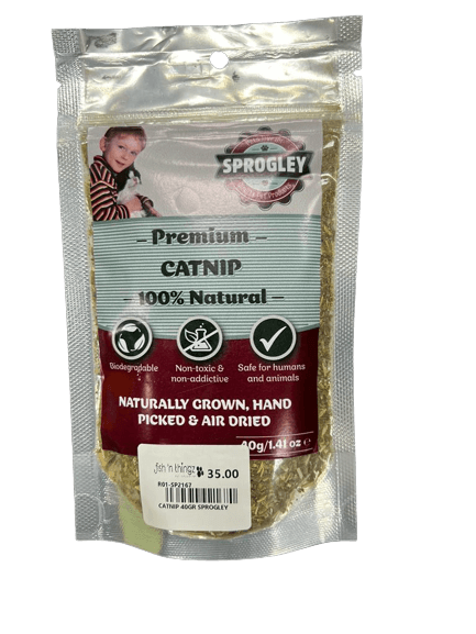 SPROGLEY - CATNIP 40G - Pawfect Pals